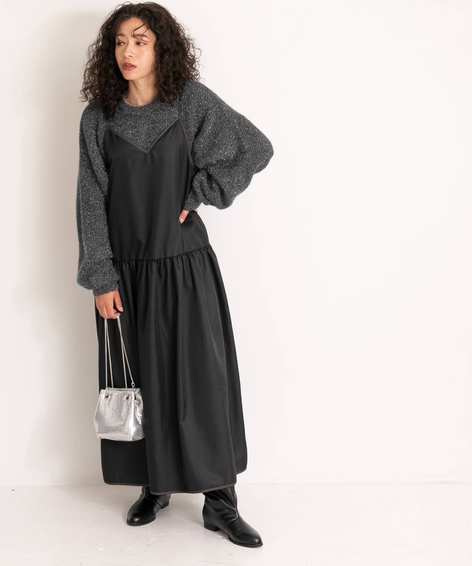 スパンコールミニショルダーバッグ – レディースファッション通販の夢展望【公式】