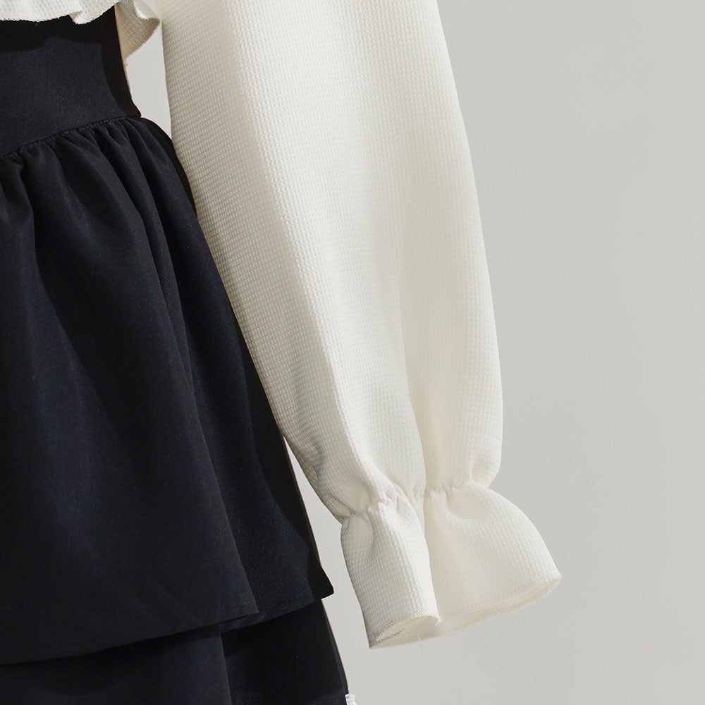 セーラーカラーブラウス学生服風セットアップ3点セット – レディースファッション通販の夢展望【公式】