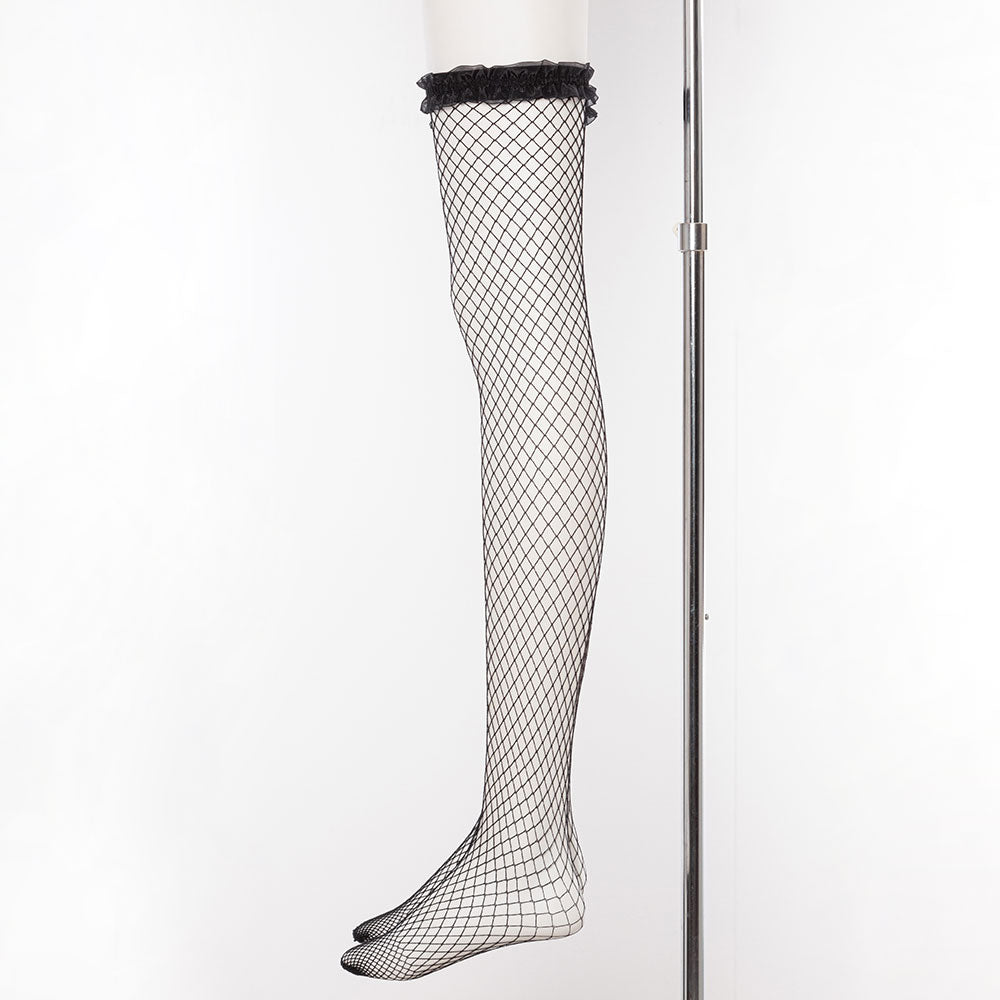 【メール便】オーガンジーフリル編みニーハイソックス – レディースファッション通販の夢展望【公式】