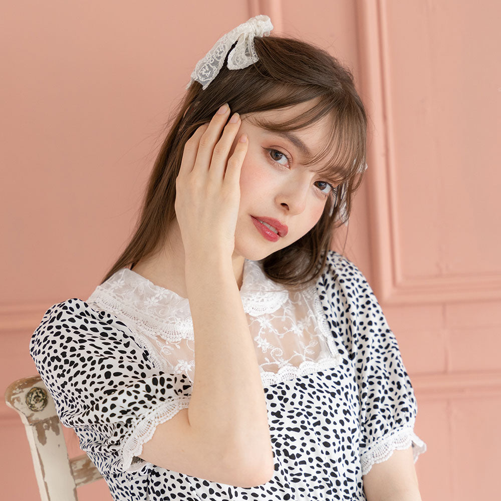 アソート柄ヨークレースおめかしレトロワンピース – レディースファッション通販の夢展望【公式】